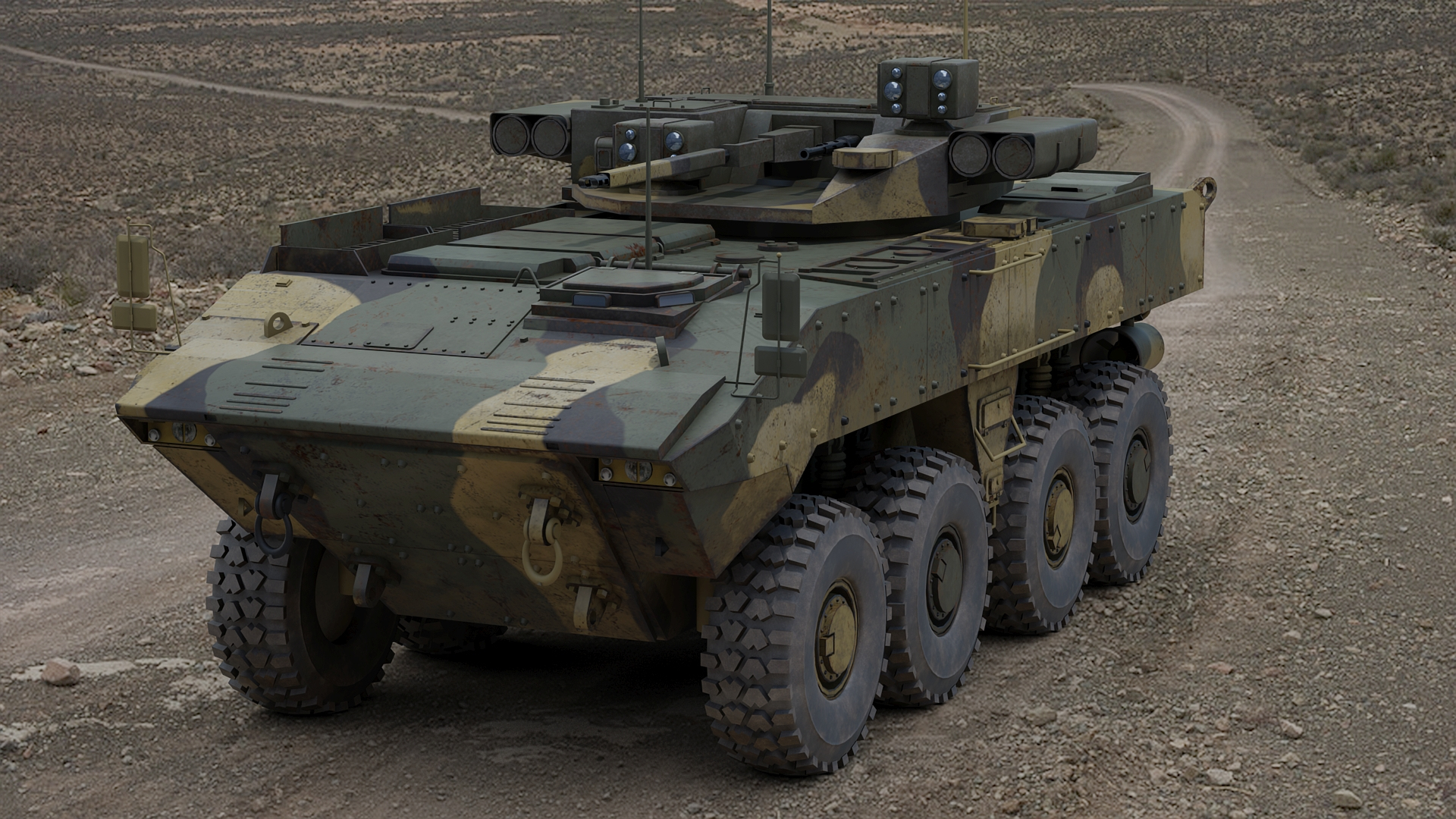 K 17 Bumerang 8x8 IFV3D模型 - TurboSquid 1124916