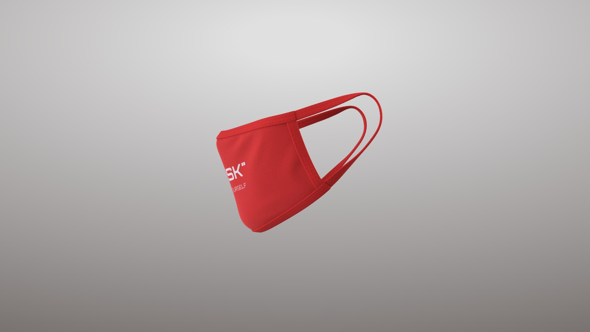 3D Realistic Mask Red Model - TurboSquid 1532342