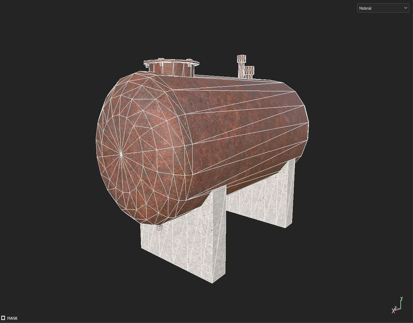 Old Oil Tank 3D Model - TurboSquid 2378670