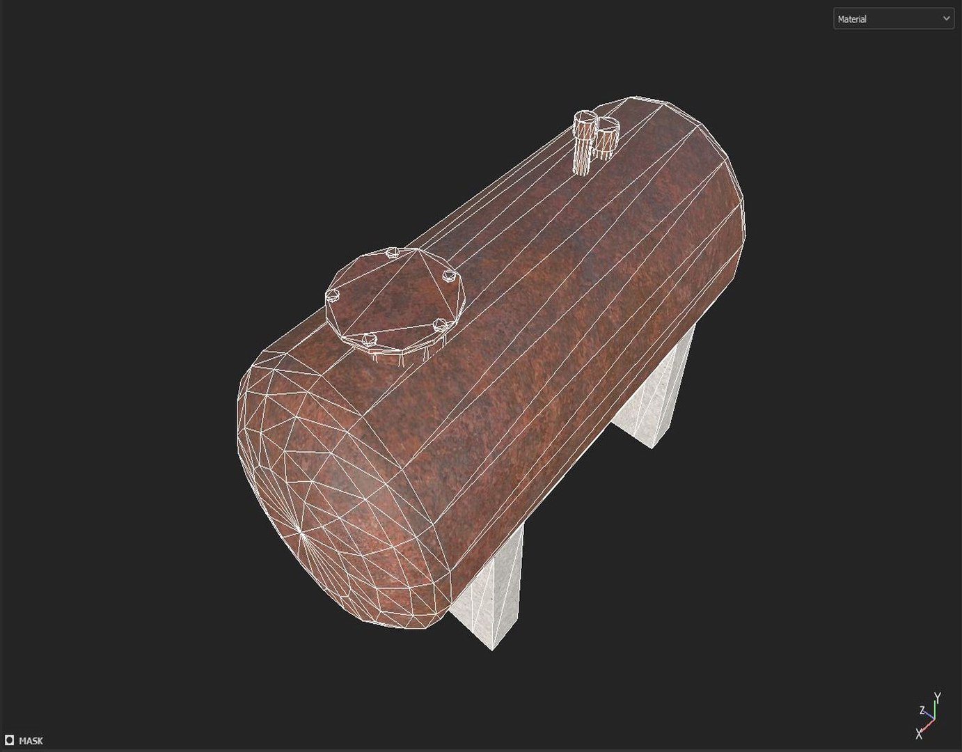 Old Oil Tank 3D Model - TurboSquid 2378670