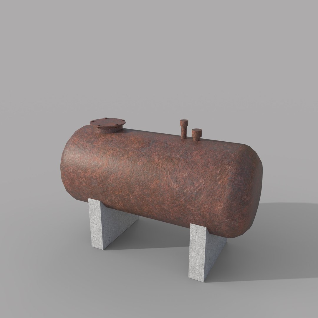 Old Oil Tank 3D Model - TurboSquid 2378670