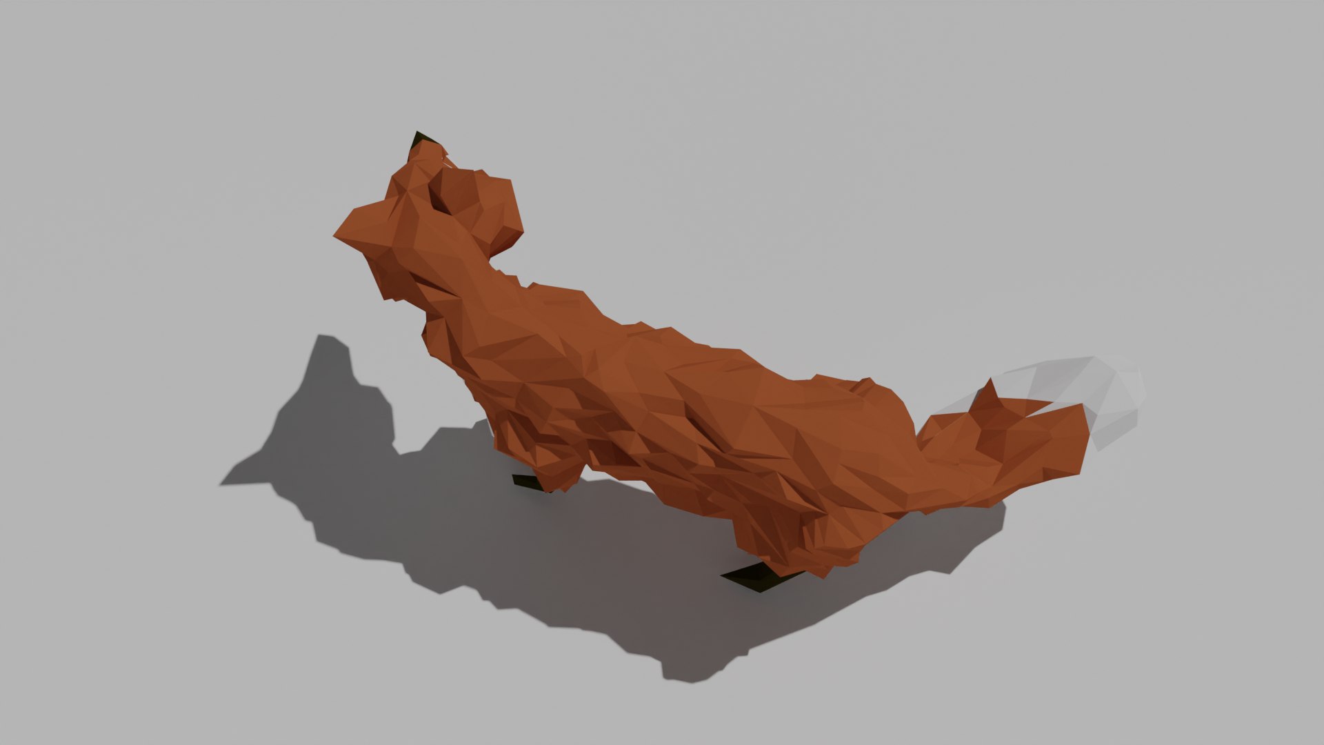 3D Fox Low Poly model - TurboSquid 1990816