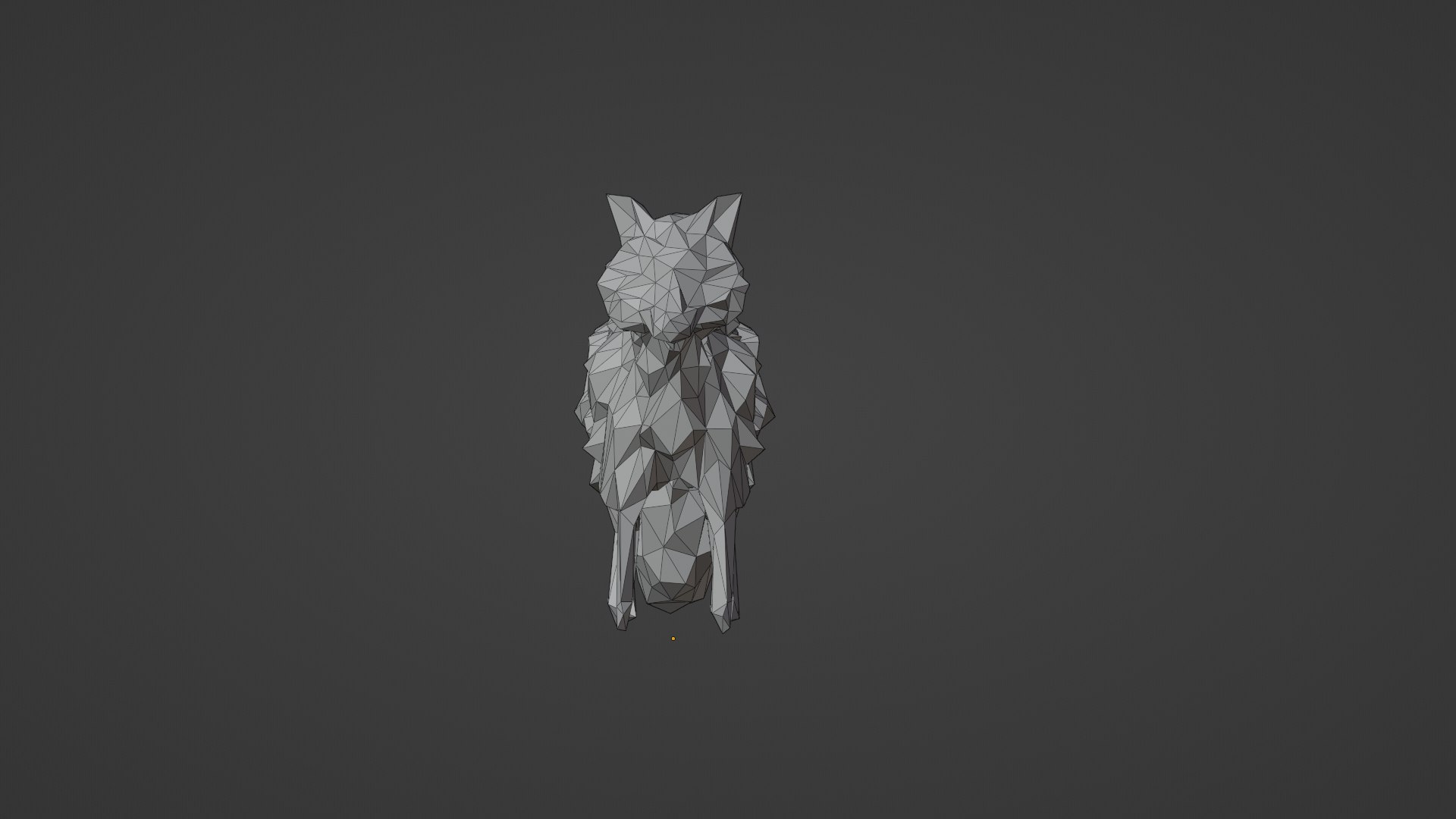 3D Fox Low Poly model - TurboSquid 1990816