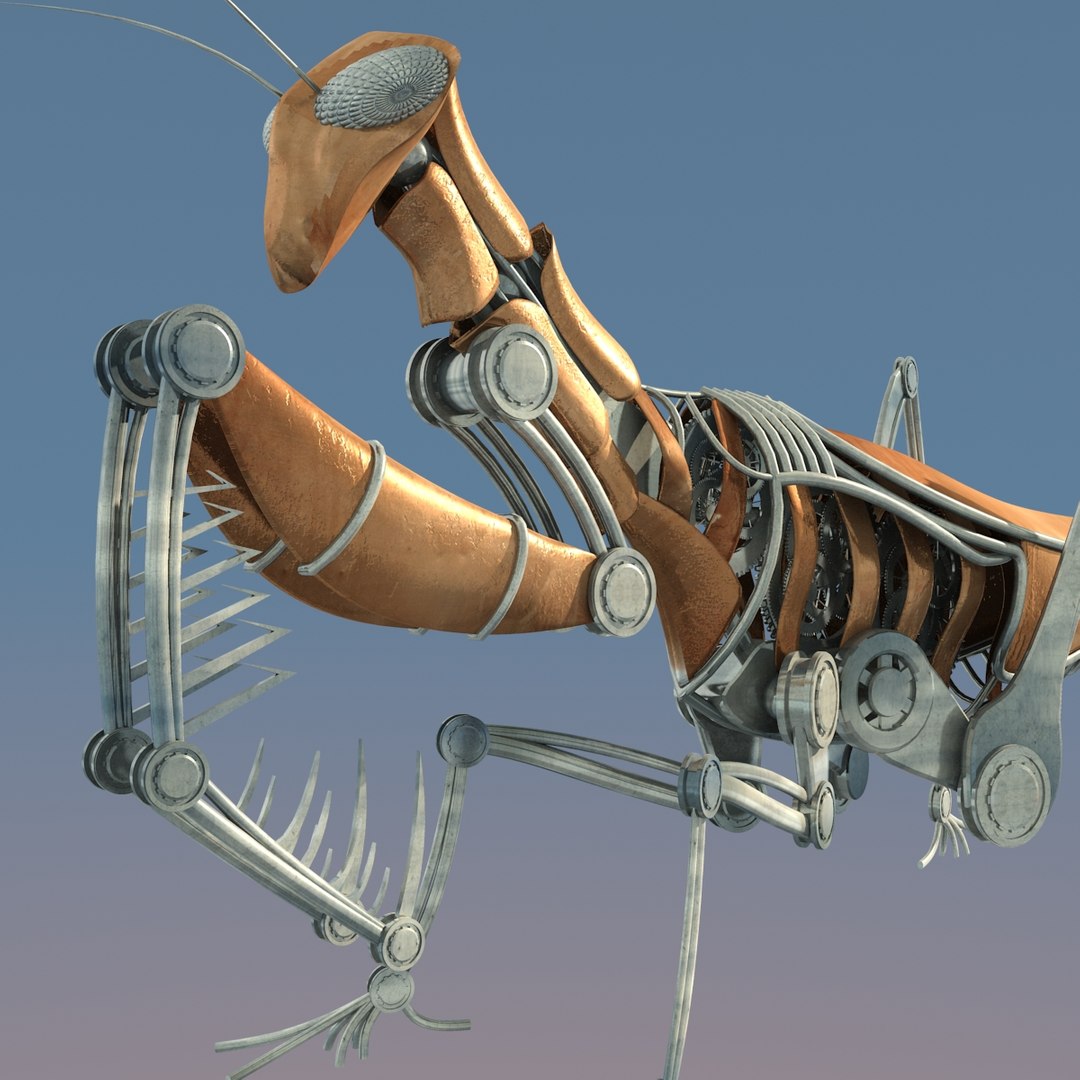3ds Max Steampunk Mantis