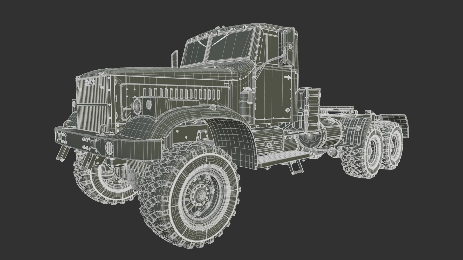 Kraz 255 Truck Tractor Model - TurboSquid 2344151