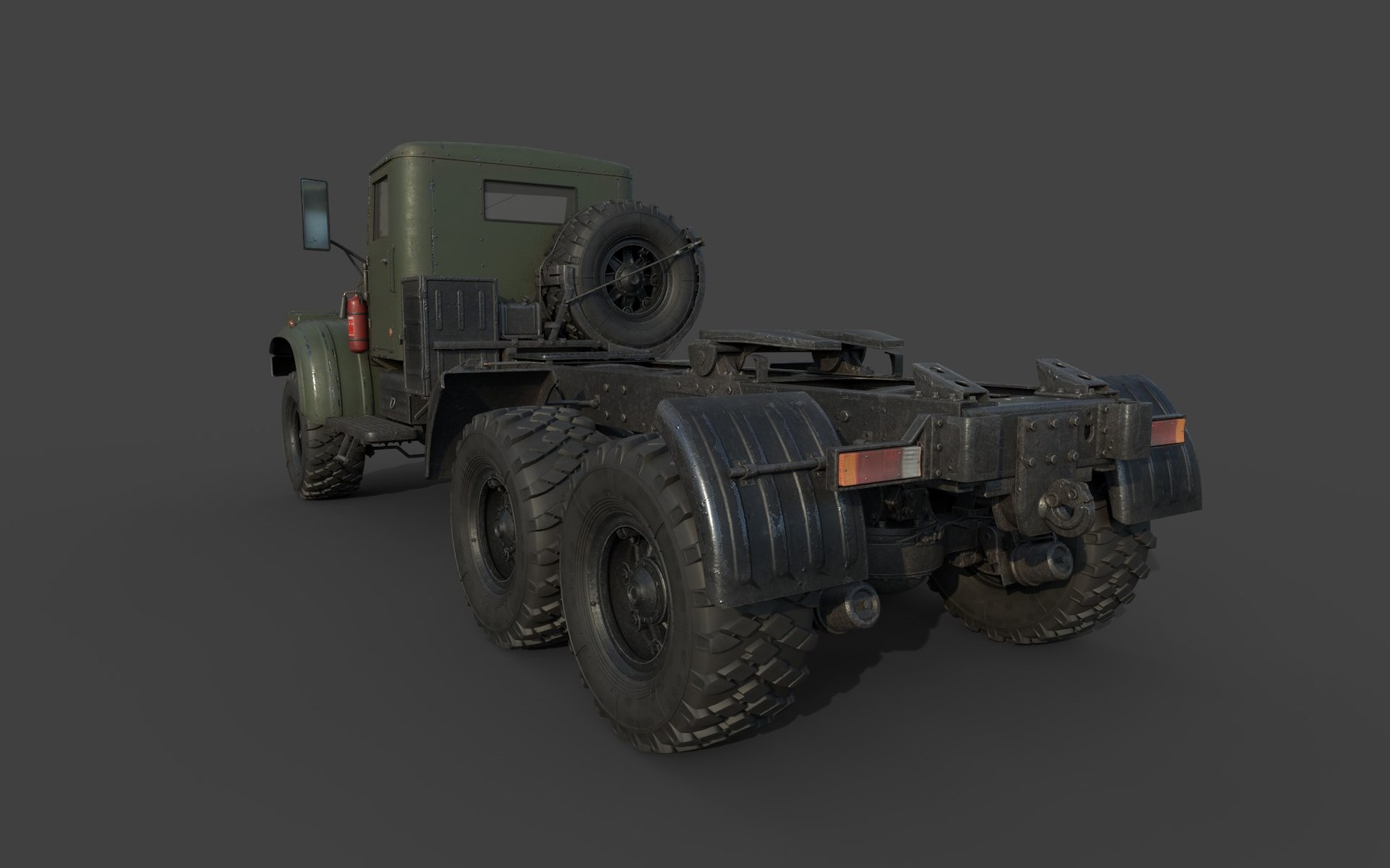 Kraz 255 Truck Tractor Model - TurboSquid 2344151