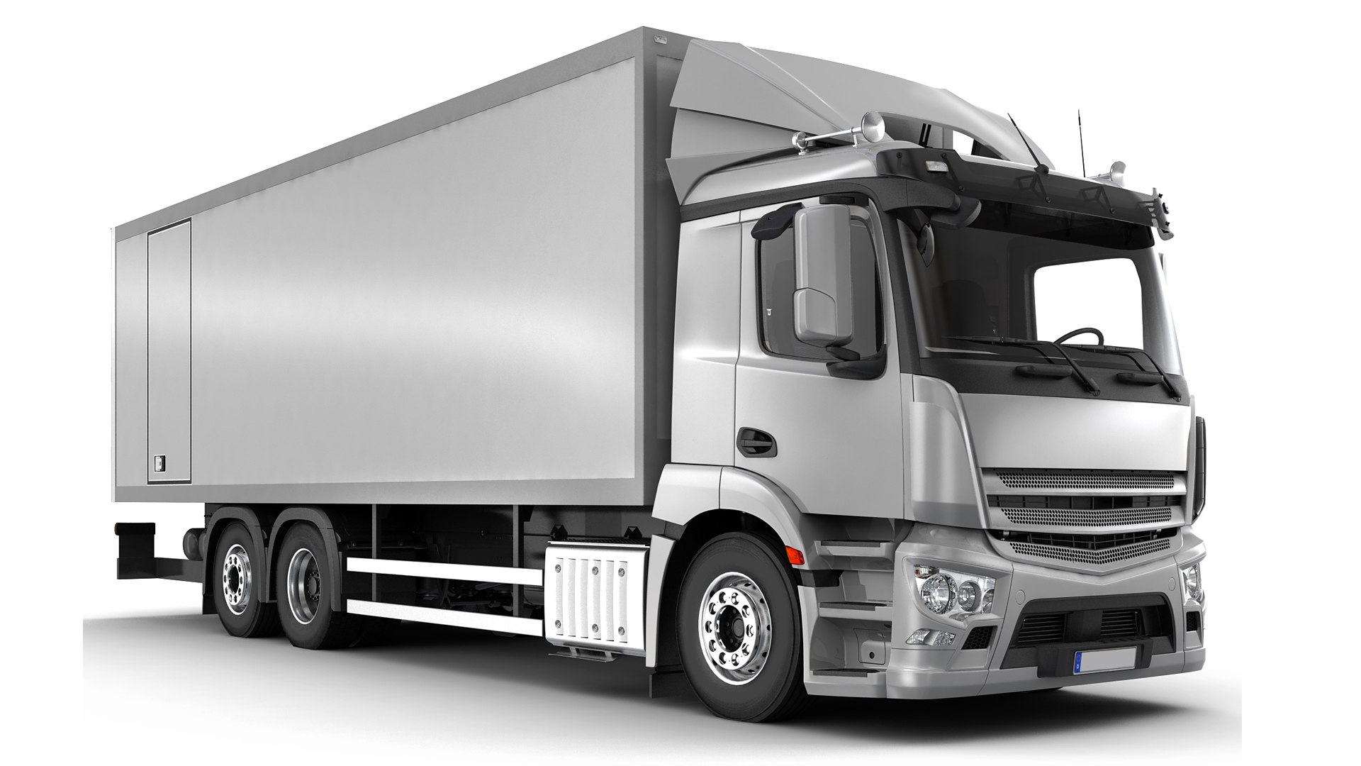 Generic Truck 6X2 VAN 3D model - TurboSquid 2111577