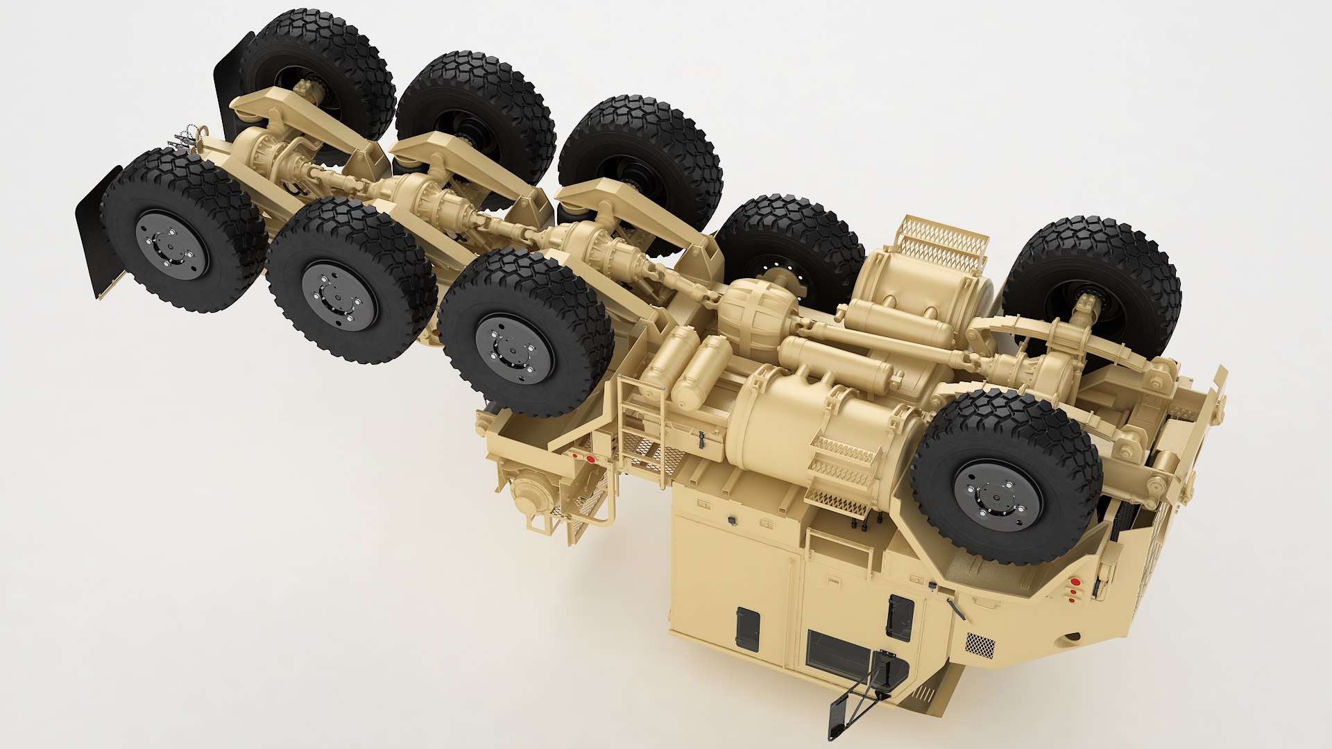 Oshkosh M1070 Military Semi Truck 01 3D model - TurboSquid 2174371