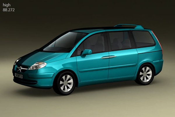 citroen c8 - 2004 3d 3ds