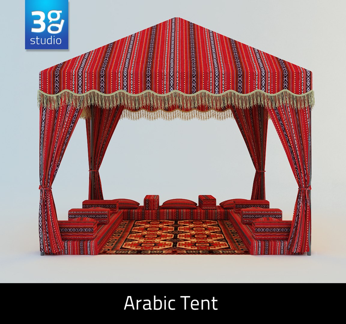 Arabian Tent Arabic 3d Model