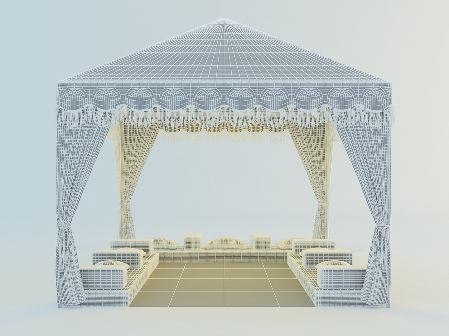 Arabian Tent Arabic 3d Model