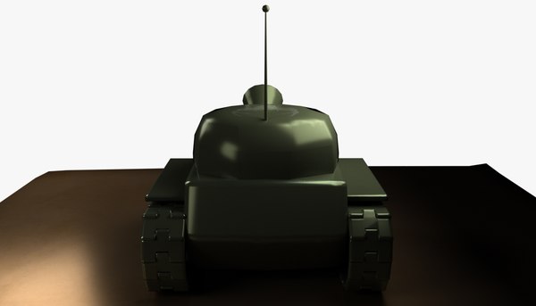 tiny toy tank 3d model
