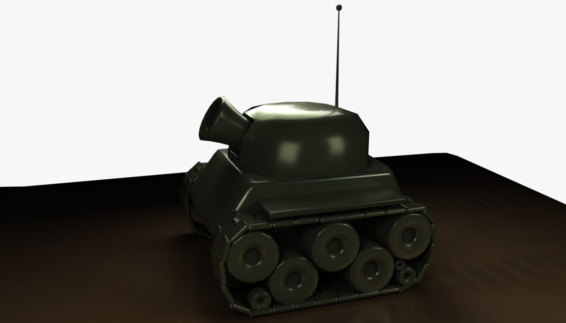 tiny toy tank 3d model