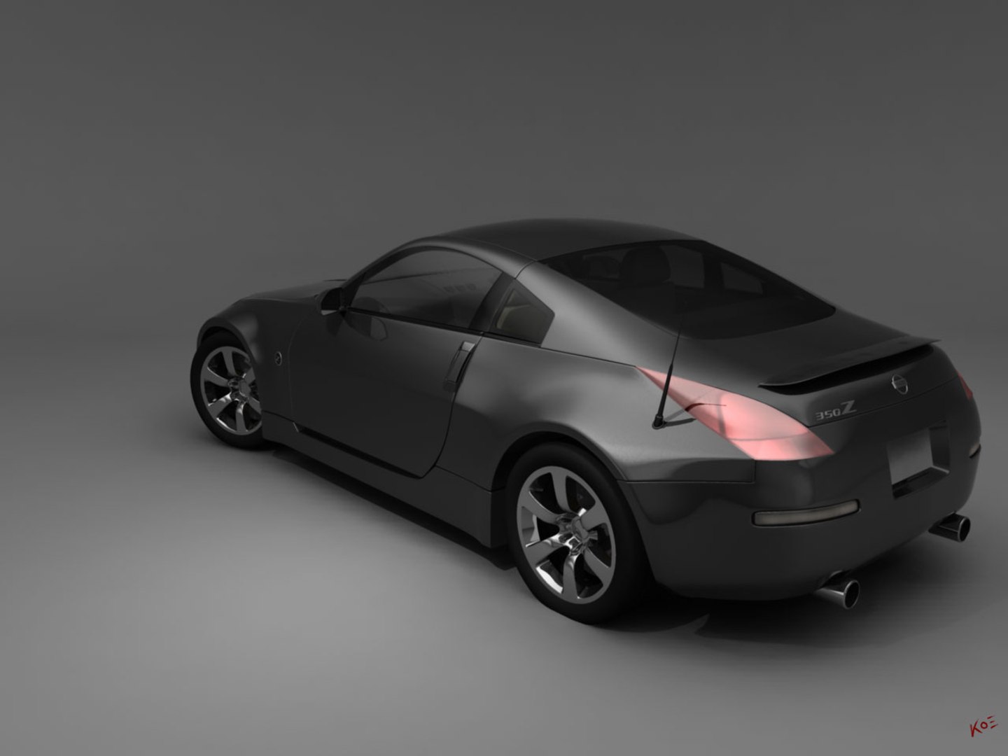 Obj Highpoly Nissan 350z Car Interiors