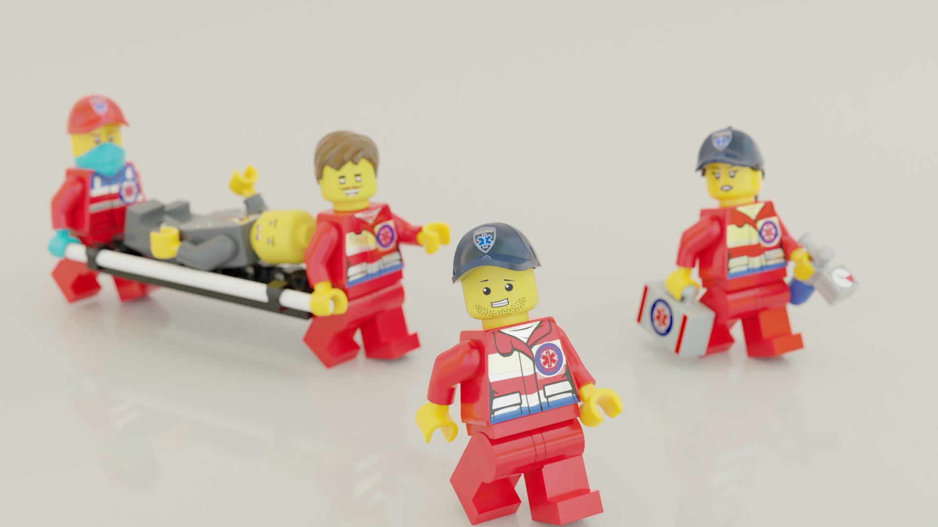Lego Paramedic Squad 3D - TurboSquid 1827570