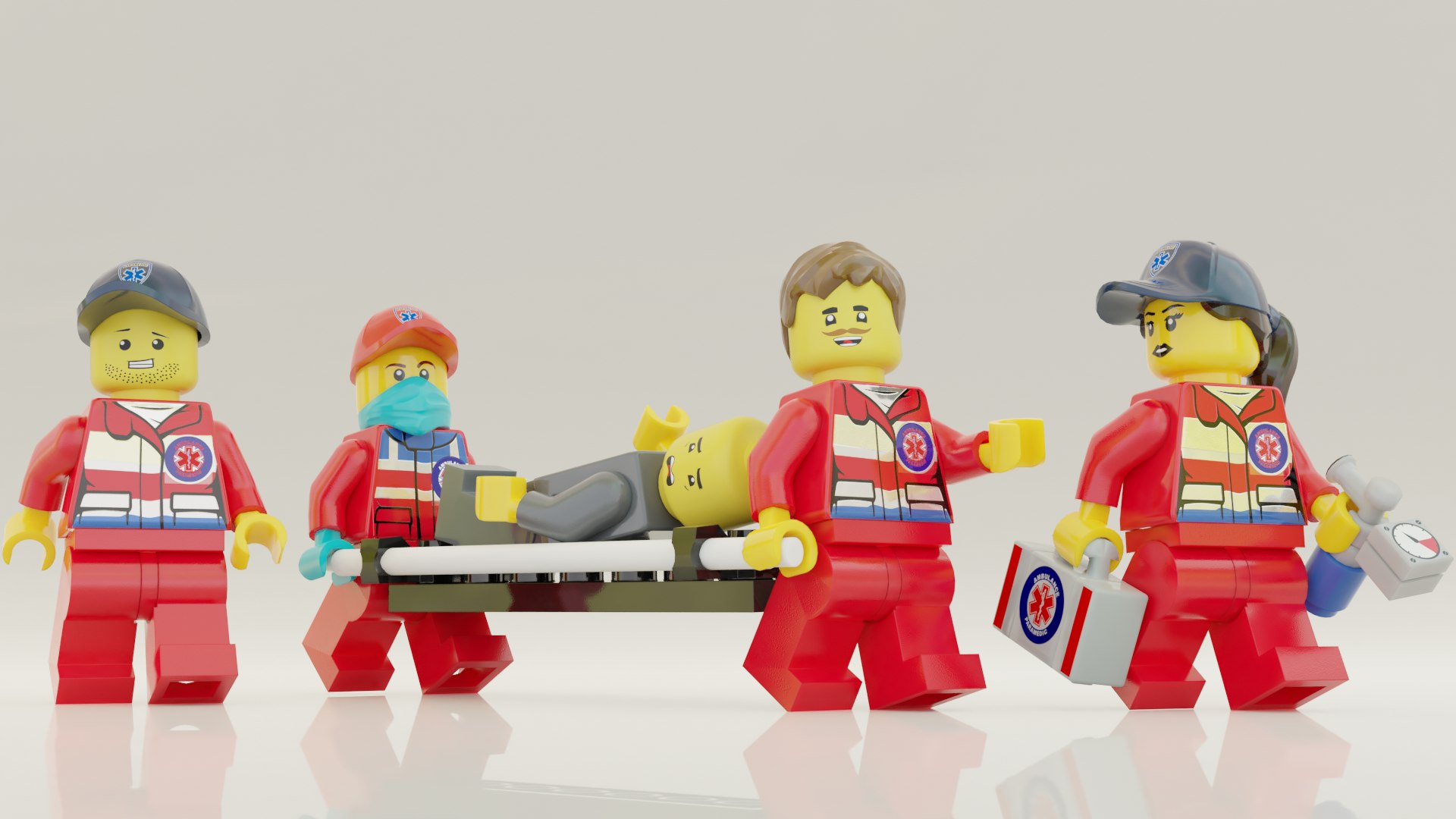 Lego Paramedic Squad 3D - TurboSquid 1827570