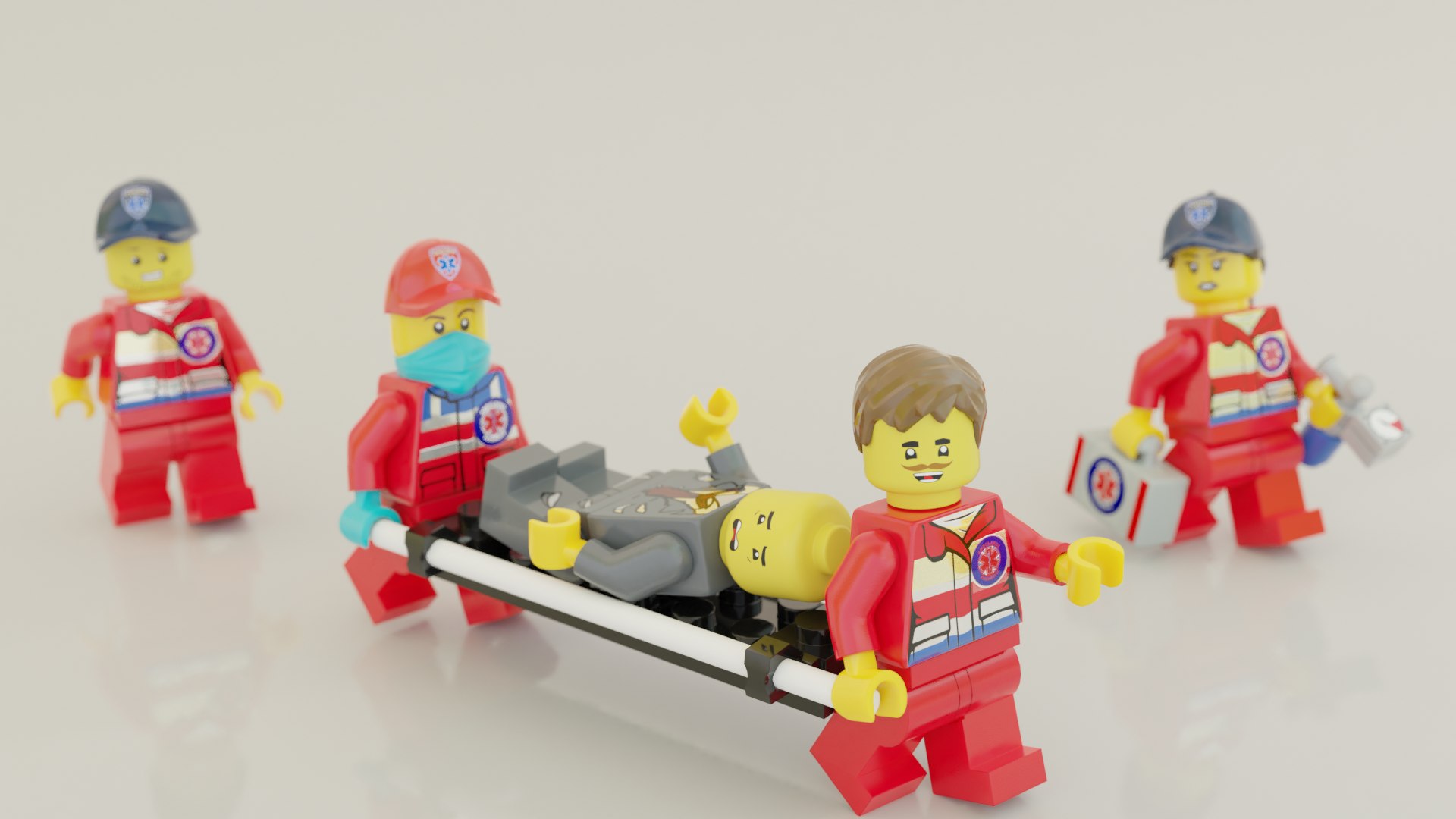 Lego Paramedic Squad 3D - TurboSquid 1827570