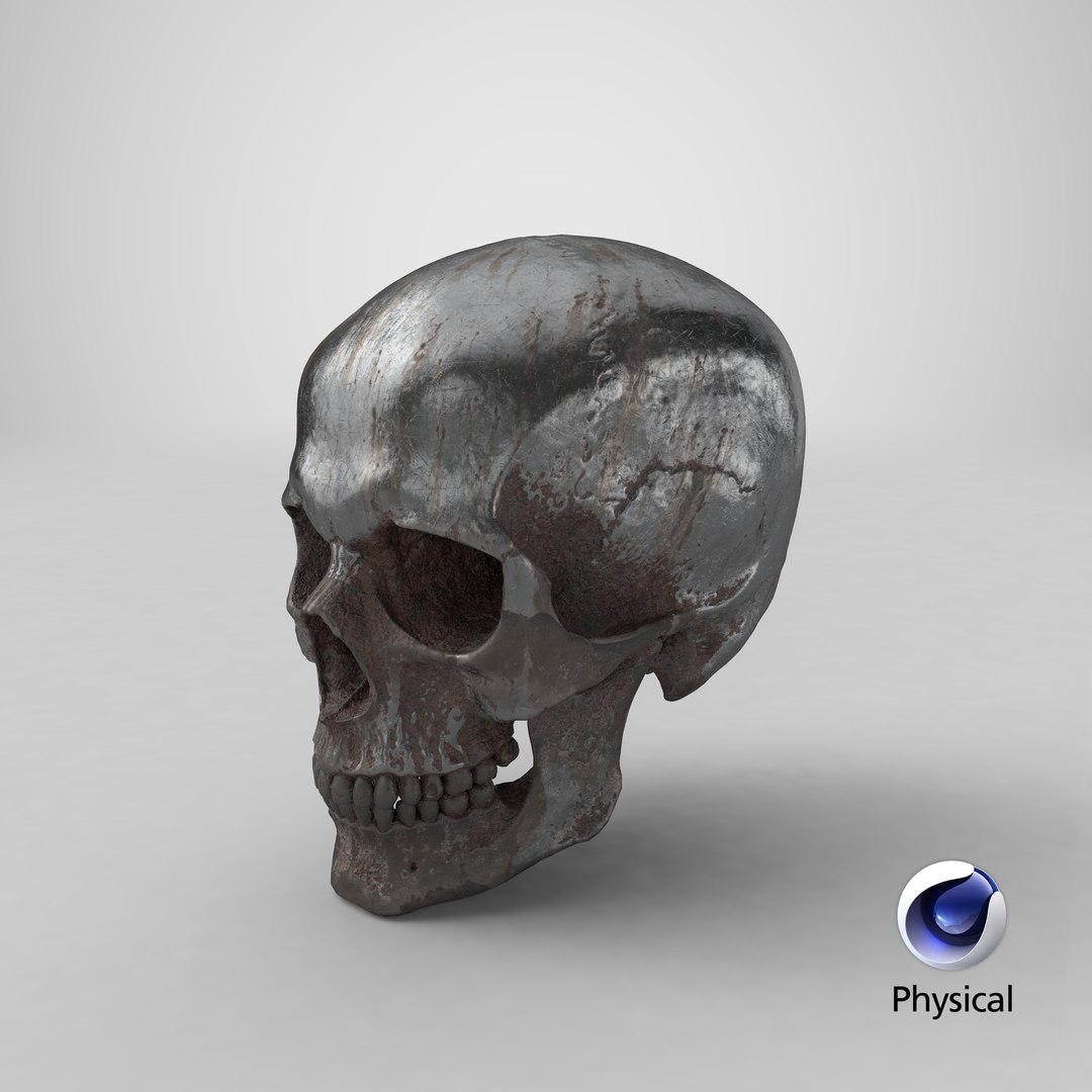Human Skull Sci-fi Rusty A 3D Model - TurboSquid 1987462