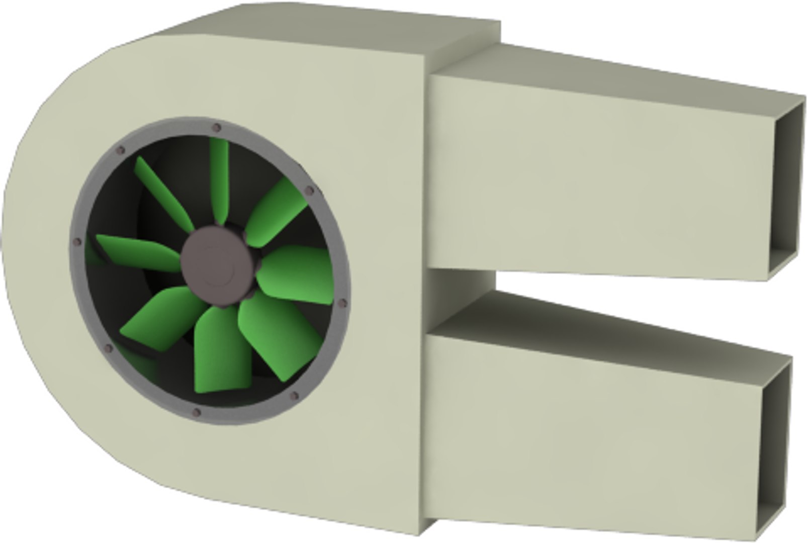 Jet Fan Hvac 3D Model - TurboSquid 1275689