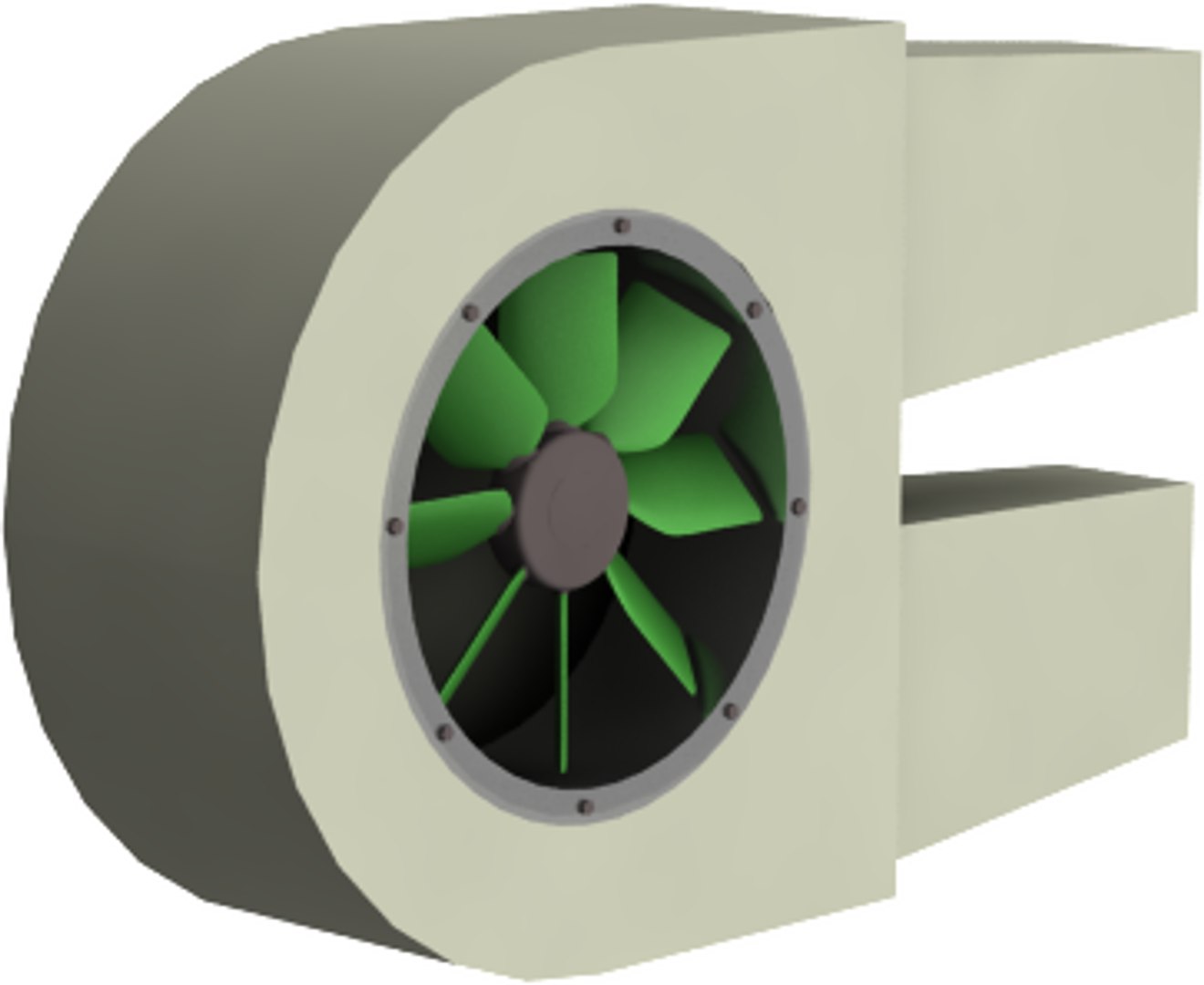 Jet Fan Hvac 3D Model - TurboSquid 1275689