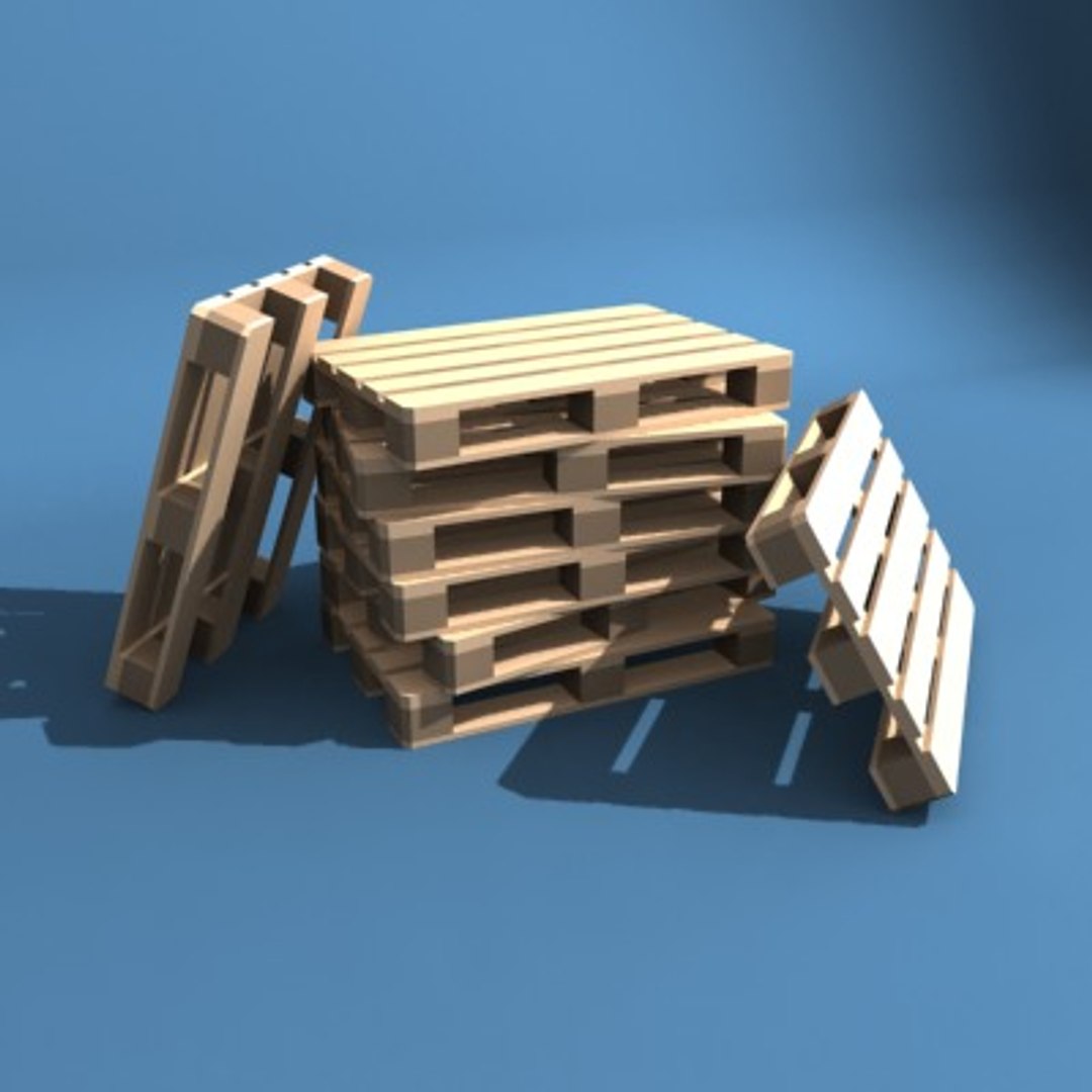 Palettes Pallet 3d Model