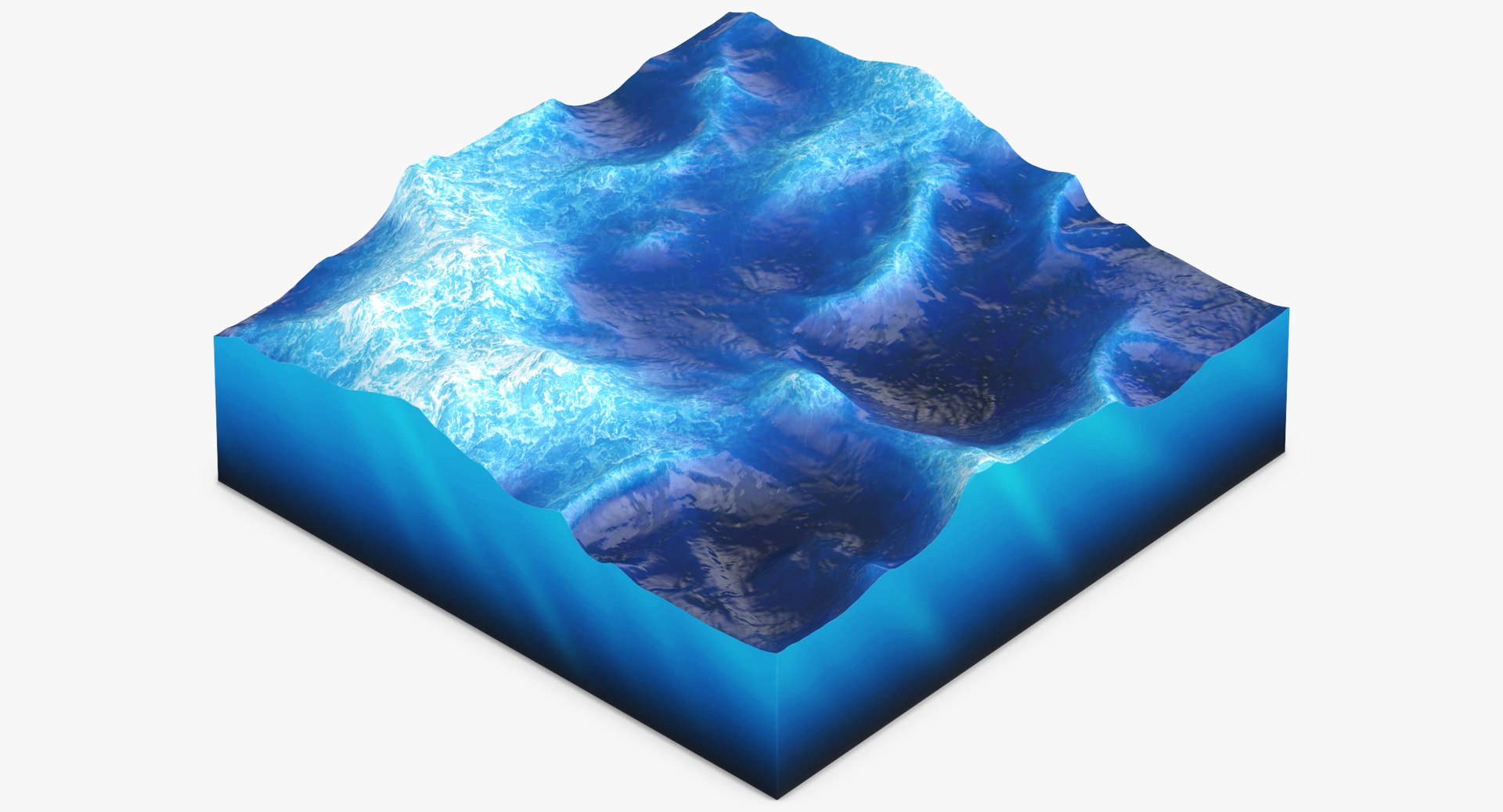 Water Cross Sections 04 Model - TurboSquid 1320366