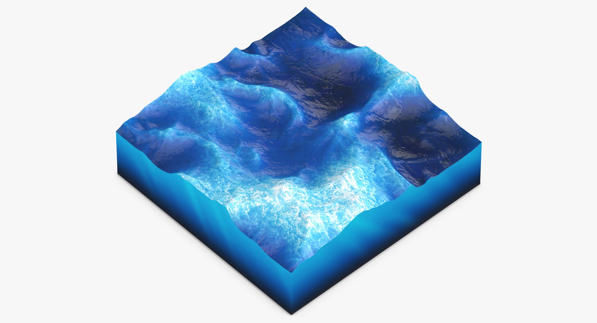 Water Cross Sections 04 Model - TurboSquid 1320366