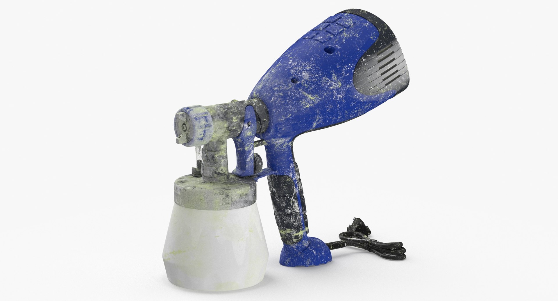 3D Paint Sprayer Clean and Dirty model - TurboSquid 2098362