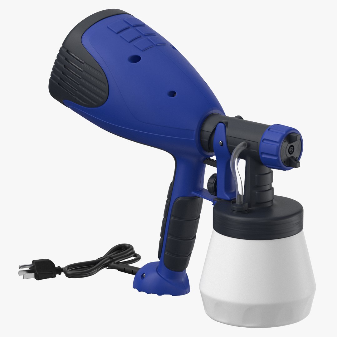 3D Paint Sprayer Clean and Dirty model - TurboSquid 2098362