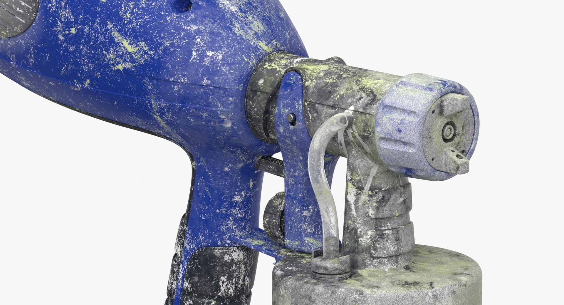 3D Paint Sprayer Clean and Dirty model - TurboSquid 2098362