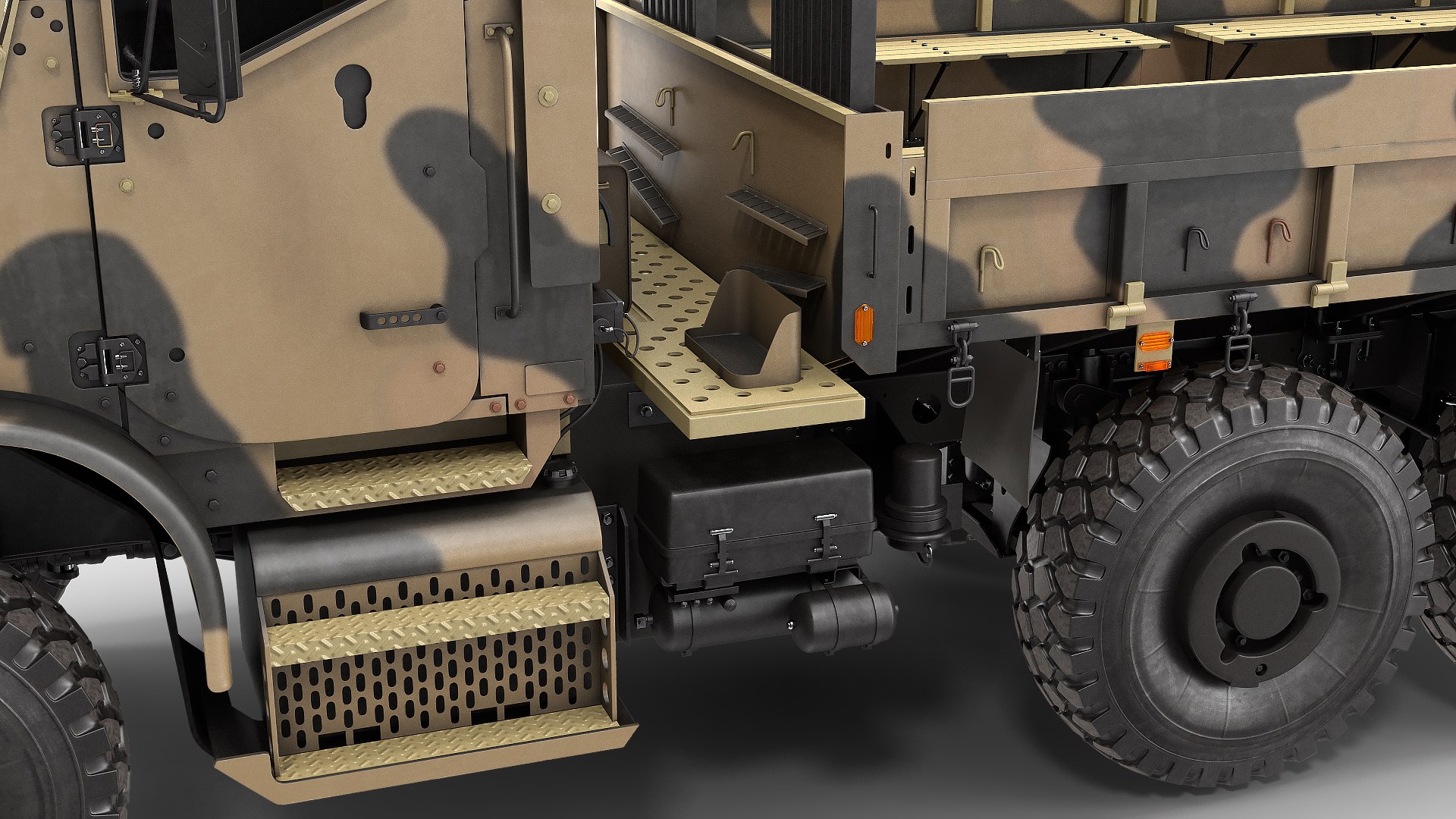 Military medium cargo truck 3D model - TurboSquid 1516014