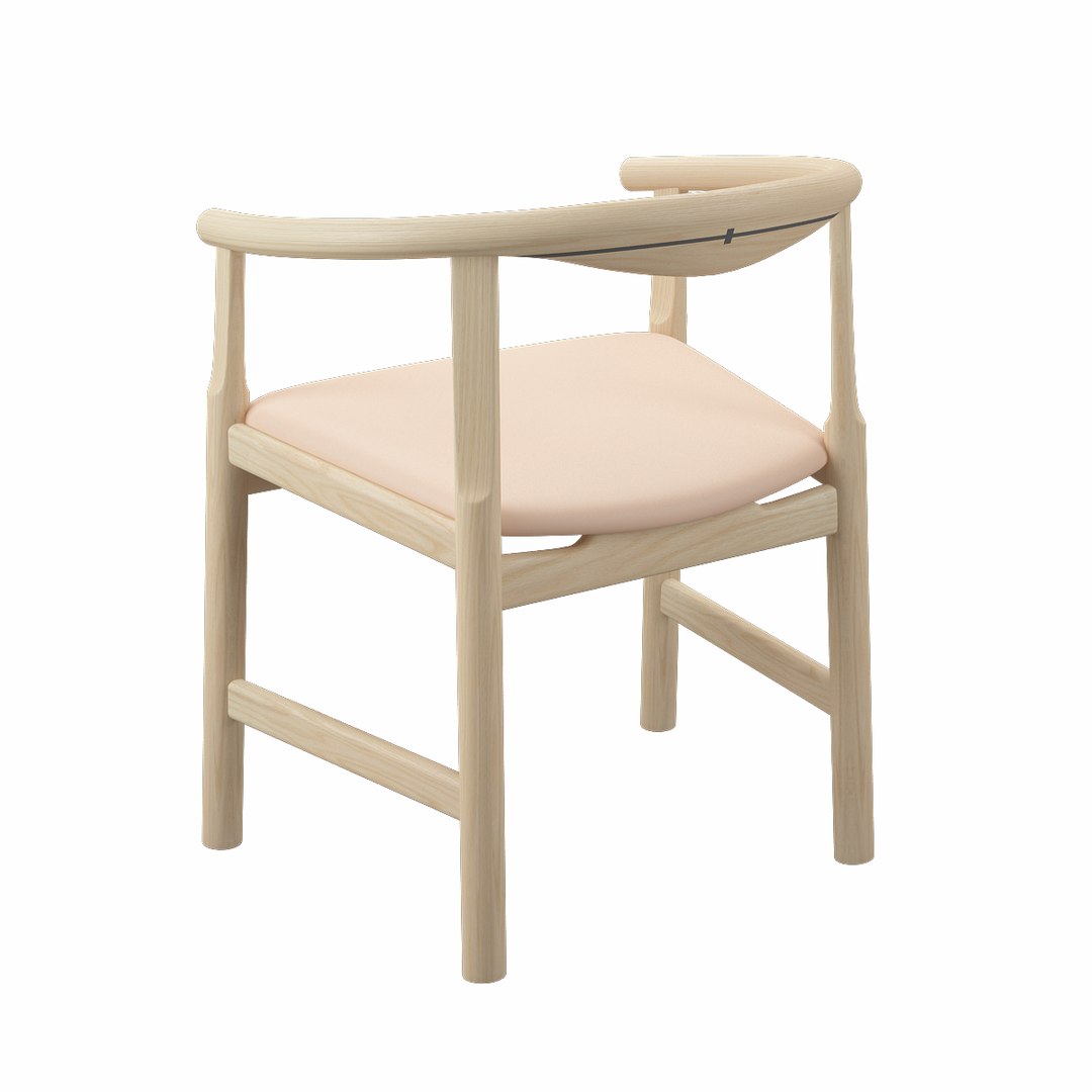 3d Model Wegner Pp203 Chair Hans J