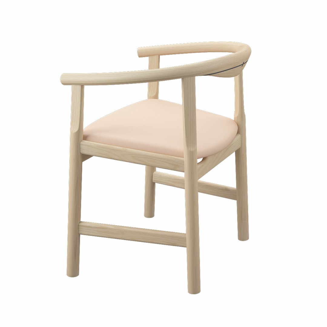 3d Model Wegner Pp203 Chair Hans J