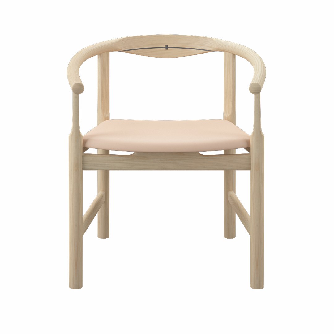 3d Model Wegner Pp203 Chair Hans J