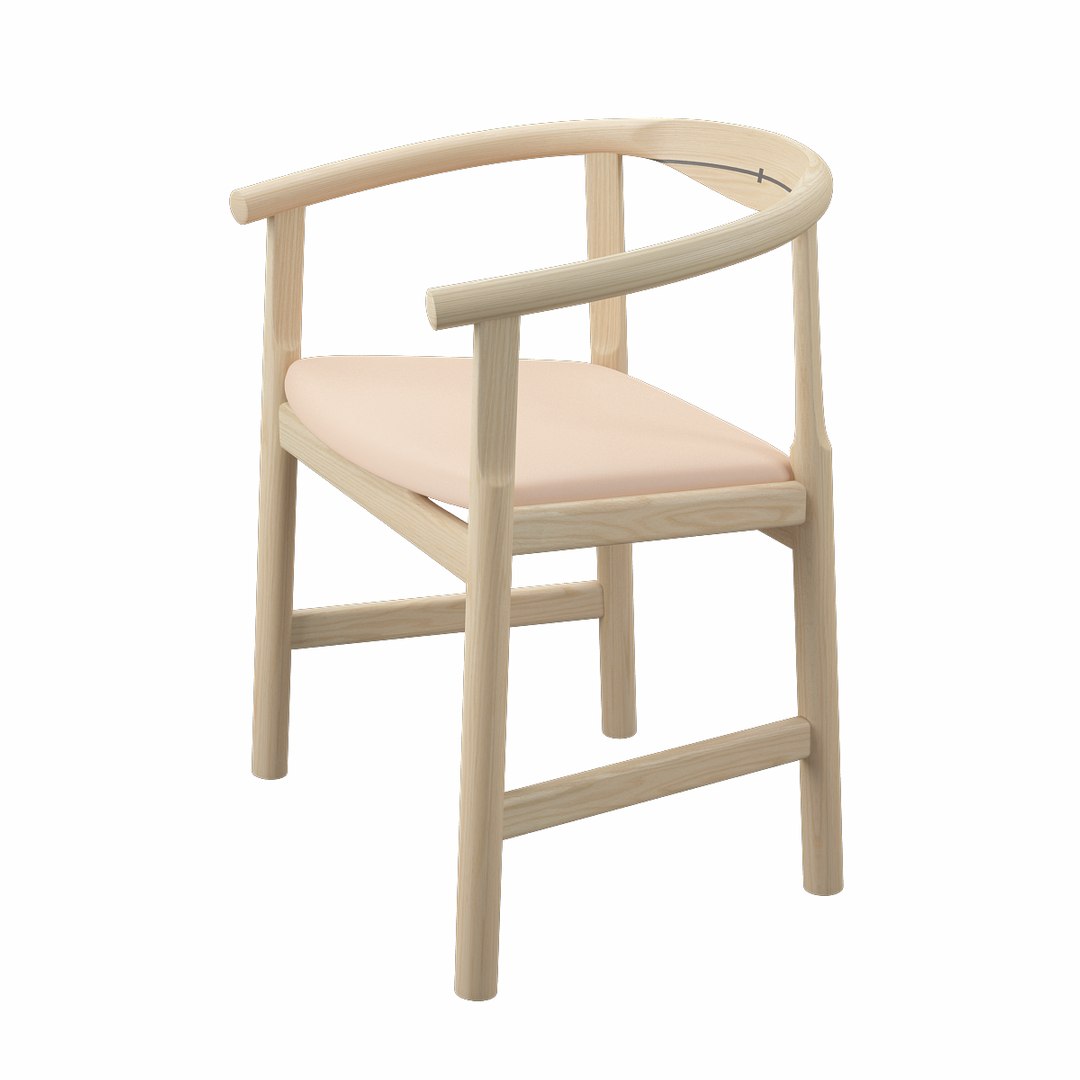 3d Model Wegner Pp203 Chair Hans J