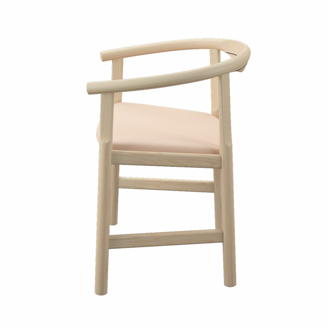 3d Model Wegner Pp203 Chair Hans J