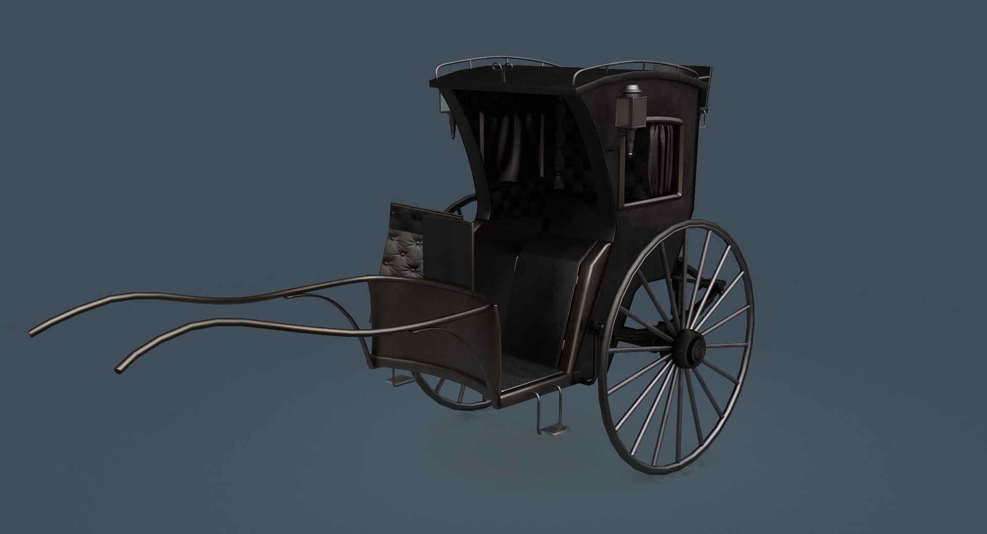 3D Hansom Cab - TurboSquid 1460078