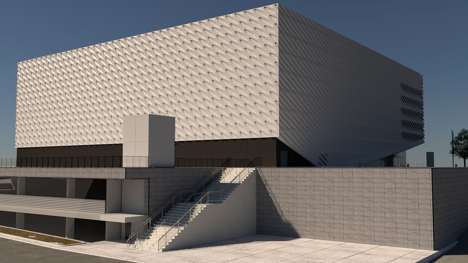 The Broad 3D Model - TurboSquid 2235769