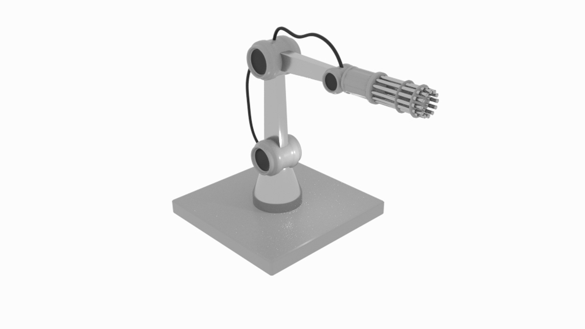 Gun Robot Arm 3D | 1143265 | TurboSquid
