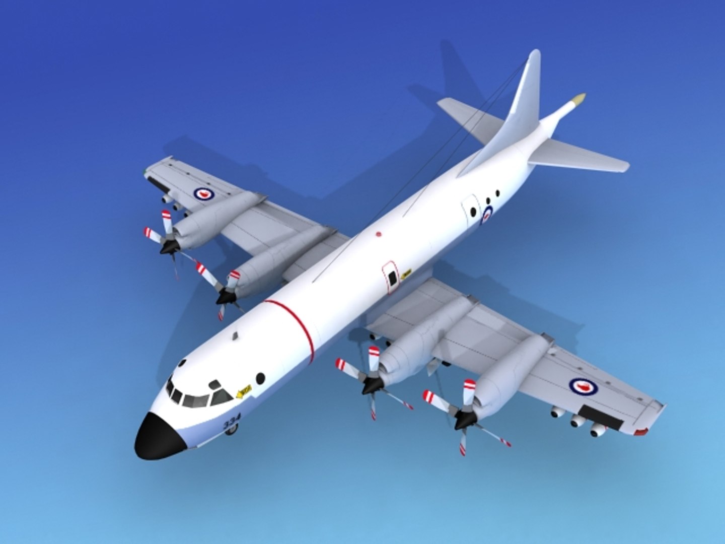 Orion Lockheed P-3 3d Dxf