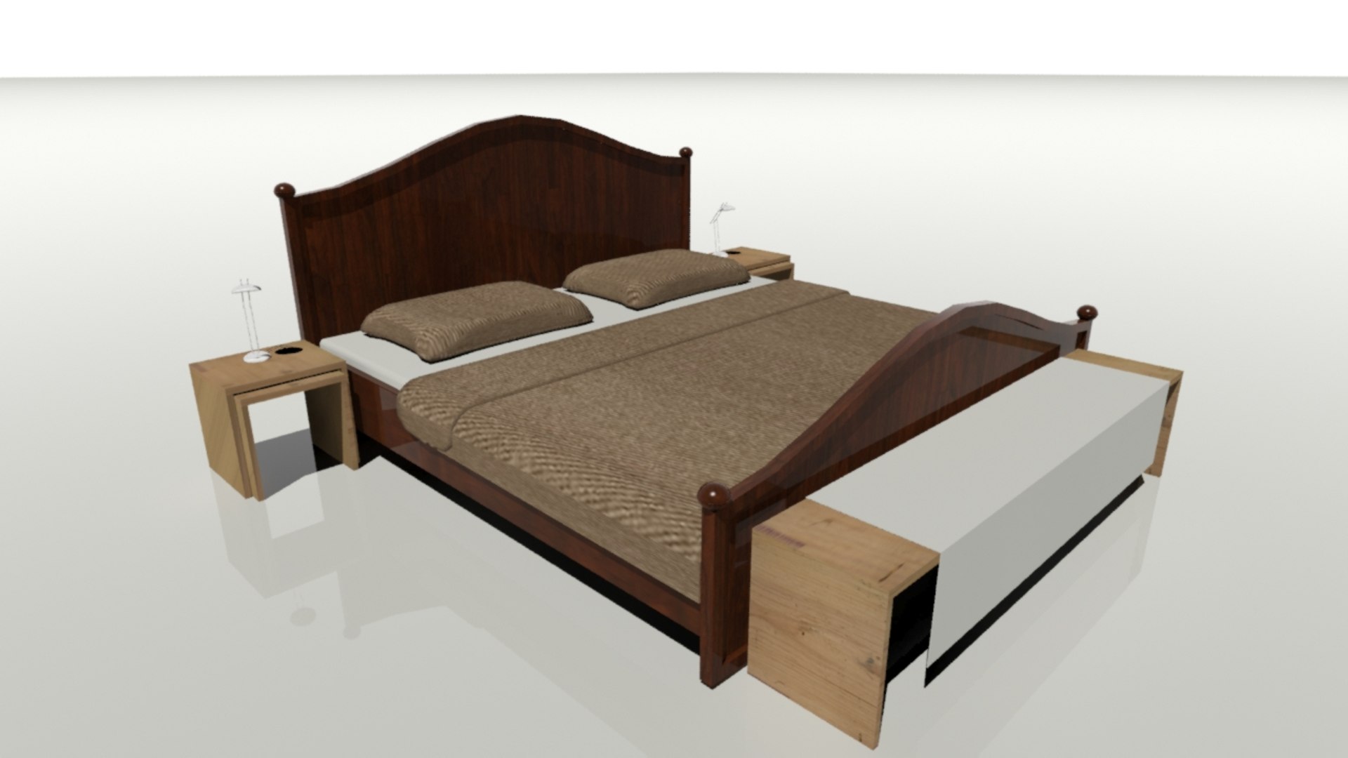 bed 3d max
