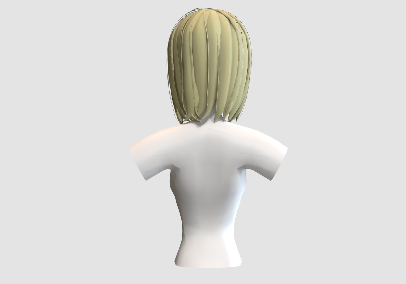 Female Classic Hairstyle 3D Model - TurboSquid 1932565