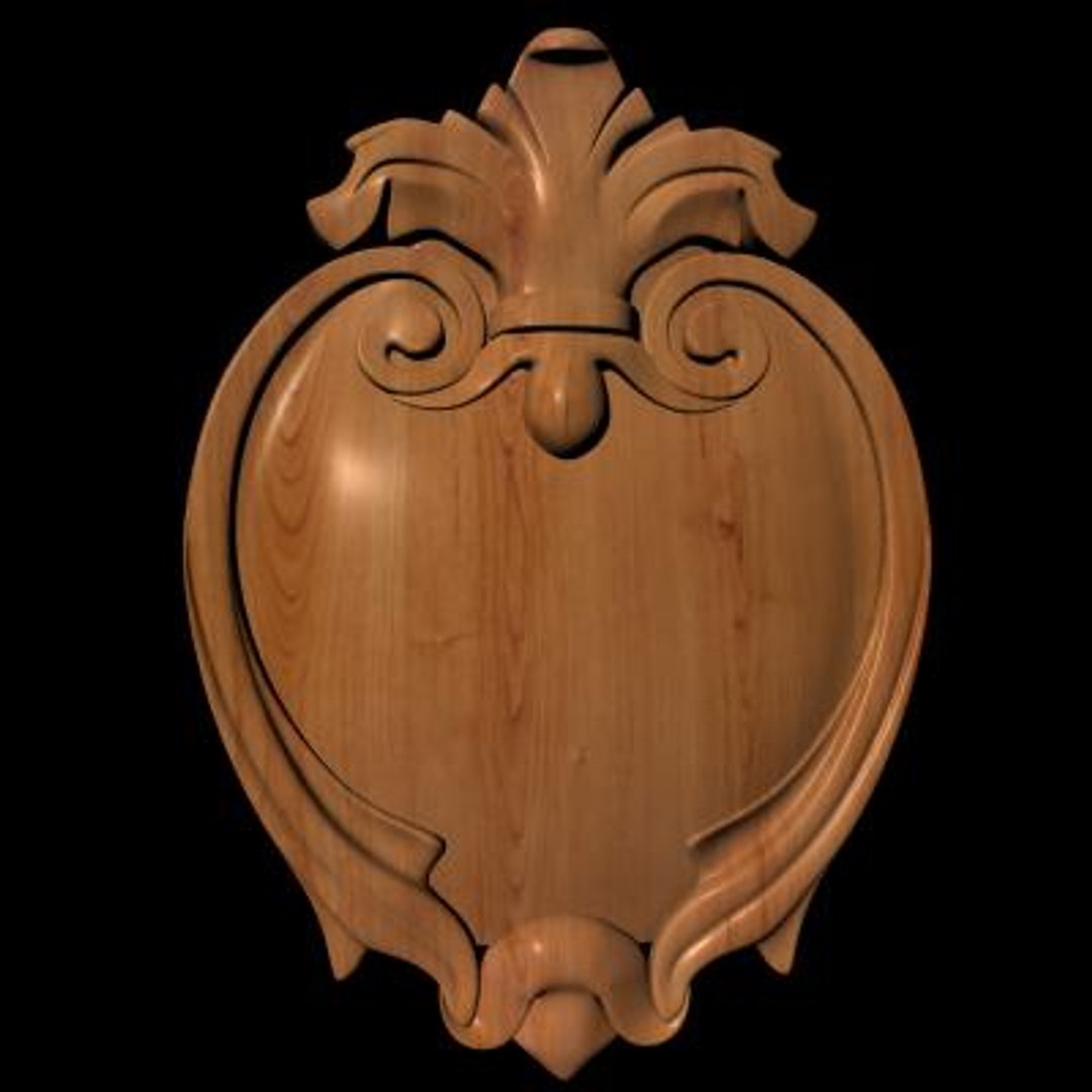 3d model decorative wooden