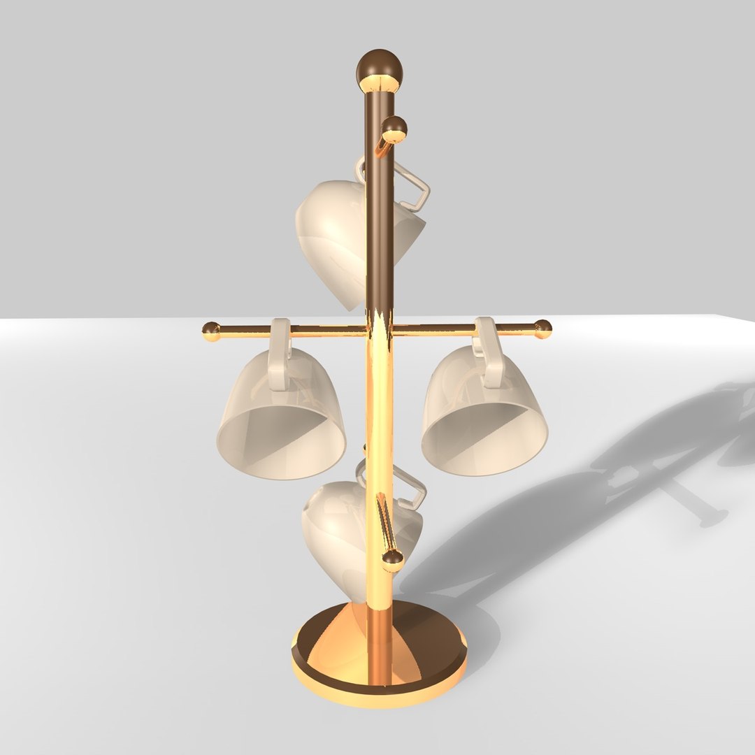mug tree 3d model
