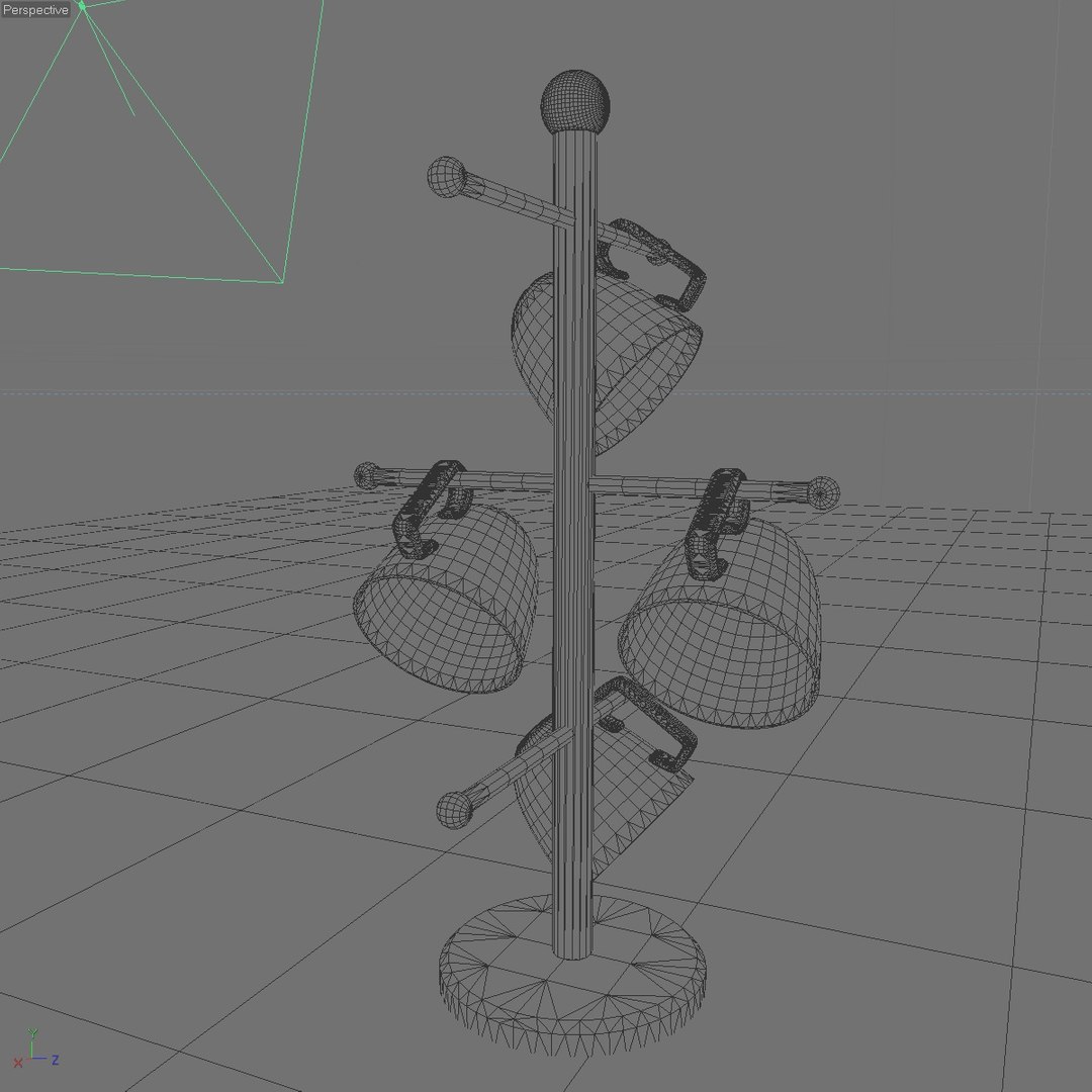 mug tree 3d model