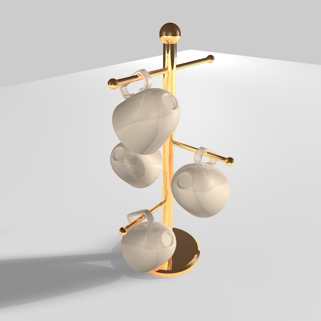 mug tree 3d model