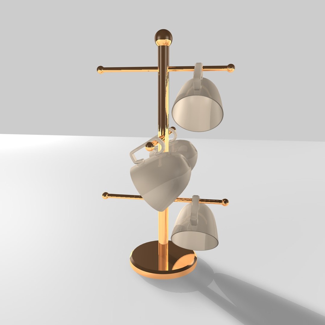 mug tree 3d model