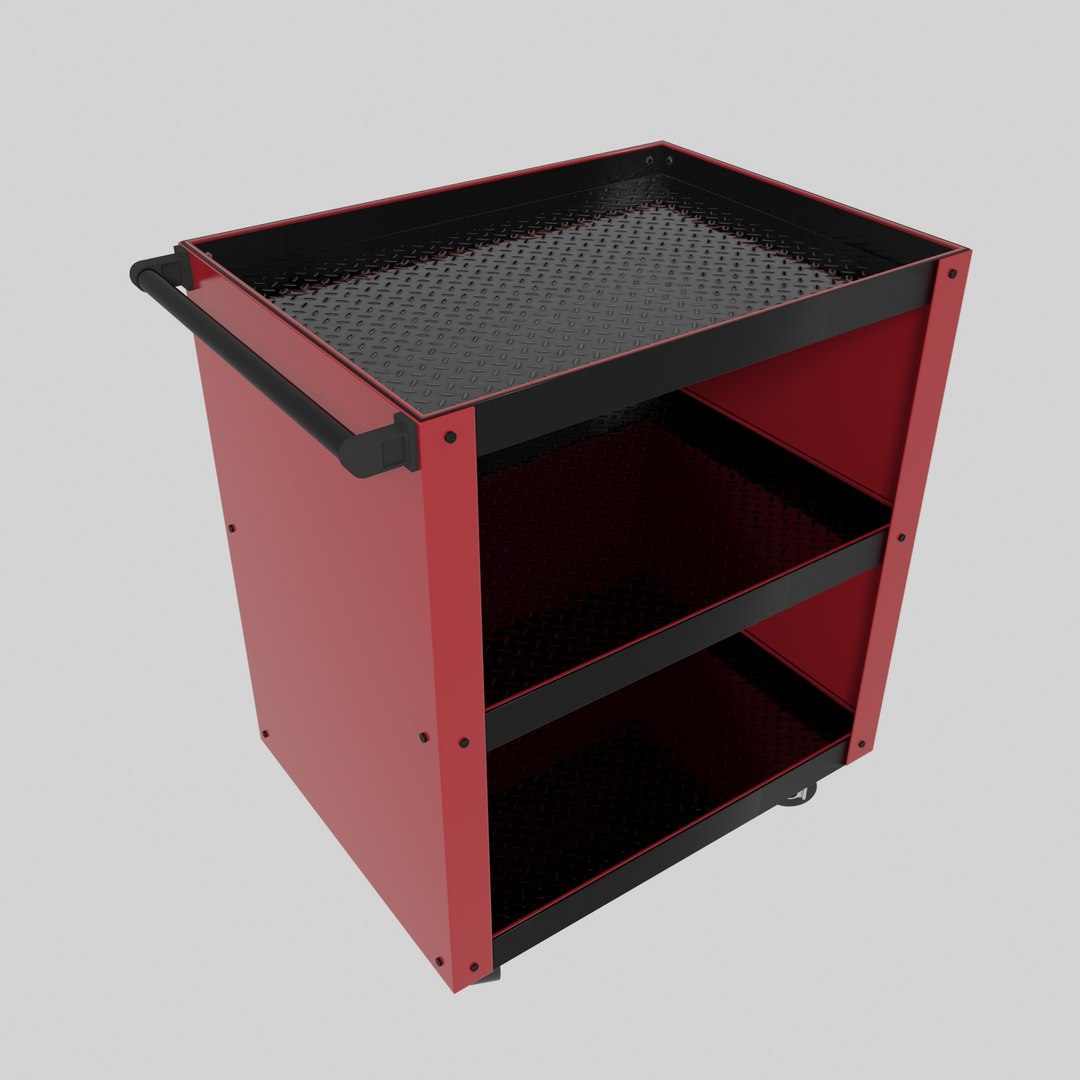 Workshop Service Trolley2 Trolley 3D Model - TurboSquid 1463384