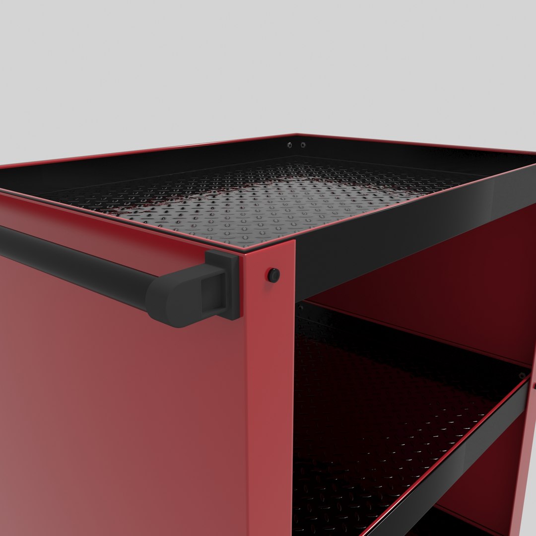 Workshop Service Trolley2 Trolley 3D Model - TurboSquid 1463384