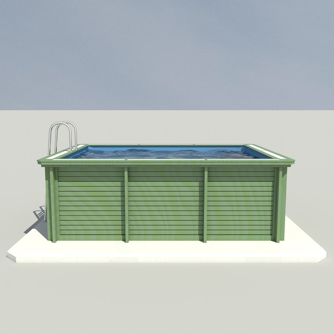 Gardens Pool 3D Model - TurboSquid 1326261